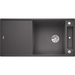 Granitsp&uuml;le Blanco "AXIA III XL 6 S", grau (felsgrau), B:100cm, Verbundwerkstoff, K&uuml;chensp&uuml;len, aus SILGRANIT, inkl. Glasschneidebrett