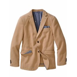 Mey & Edlich Mey & Edlich Herren Drillich-Sakko Beige 100 % Baumwolle