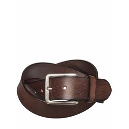 Mey & Edlich Mey & Edlich Herren Klarer Lederg&uuml;rtel Braun Breite: ca