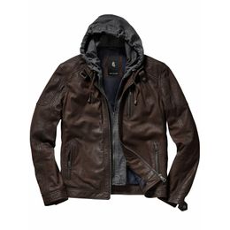 Mey & Edlich Mey & Edlich Herren Hausboot-Lederjacke Braun 100 % Lammleder