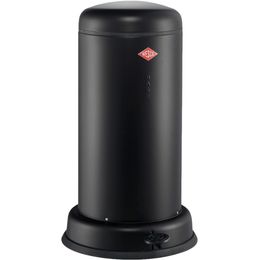 M&uuml;lleimer Wesco "Baseboy", schwarz (mattschwarz), B:36,2cm H:63,5cm T:36,2cm, Stahlblech, M&uuml;lleimer, M&uuml;lleimer, Abfallsammler mit D&auml;mpfer + D&auml;mpferhalterung 20 Liter
