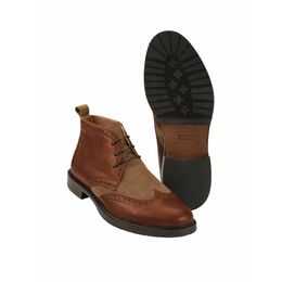 Mey & Edlich Mey & Edlich Herren Querverbinder-Boot Braun 100 % Kalbsleder