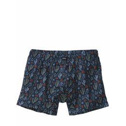 Mey Herren Long Shorty Desert Cactus Blau 94 % Baumwolle, 6 % Elasthan