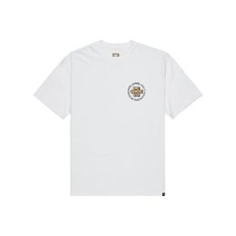 T-Shirt DC Shoes "Work Circle", Herren, Gr. M, wei&szlig;, Obermaterial: 75% Walkfrottier, 25% Walkfrottier;, Shirts T-Shirt