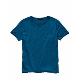 Mey & Edlich Mey & Edlich Herren Open-End-Shirt Blau 100 % Baumwolle (bio)