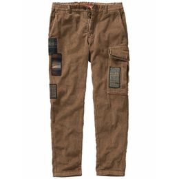 Bob Herren Hose Aldon Braun 100 % Baumwolle