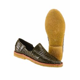 CANO Herren Huarache Javier Gr&uuml;n Obermaterial und Decksohle: Rindleder