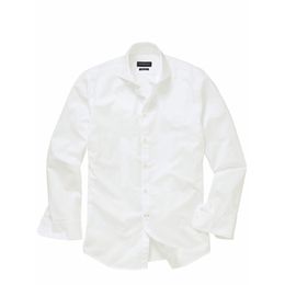 Mey & Edlich Mey & Edlich Herren Grandezza-Hemd Wei&szlig; 100 % Baumwolle