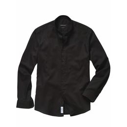 Mey & Edlich Mey & Edlich Herren Standfest-Hemd Schwarz 100 % Baumwolle