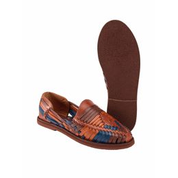 CANO Herren Huarache Braun Obermaterial und Decksohle: Rindleder