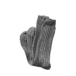 Mey & Edlich Mey & Edlich Herren Ausgefeilte Socke Grau 45 % Wolle, 40 % Polyamid, 12 % Seide, 3 % Viskose
