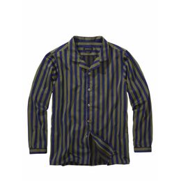 Mey & Edlich Mey & Edlich Herren Streifen-Pyjama Gr&uuml;n 100 % Baumwolle
