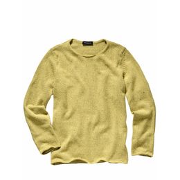 Mey & Edlich Mey & Edlich Herren Upcycled Sweater Gelb 95 % Baumwolle (mindestens 65 % recycelt), 5 % andere Fasern (recycelt)