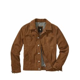 Mey & Edlich Mey & Edlich Herren Schweden-Lederjacke Braun Obermaterial: Ziegenveloursleder