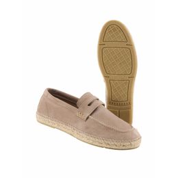 Espadrij Herren Espadrij Penny Loafer Grau Obermaterial: Ziegenleder