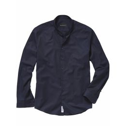 Mey & Edlich Mey & Edlich Herren Standfest-Hemd Blau 100 % Baumwolle