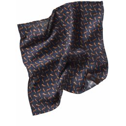 Mey & Edlich Mey & Edlich Herren Reineke Fuchs-Einstecktuch Blau Schurwolle