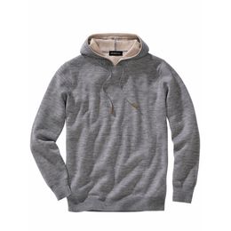 Mey & Edlich Mey & Edlich Herren Il Silenzio Strickhoodie Grau 54 % Schurwolle, 43 % Baumwolle, 3 % Polyamid