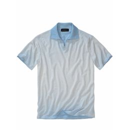 Mey & Edlich Mey & Edlich Herren Psst-Poloshirt Blau 100 % Baumwolle