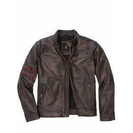 Mey & Edlich Mey & Edlich Herren Buffalo-Bikerjacke Braun Obermaterial: B&uuml;ffelleder