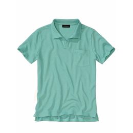 Mey & Edlich Mey & Edlich Herren Struktur-Polo Gr&uuml;n 100 % Baumwolle
