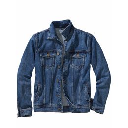 Mey & Edlich Mey & Edlich Herren Ex-Denim-Jeansjacke Blau 100 % Baumwolle (recycelt)