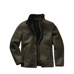 Mey & Edlich Mey & Edlich Herren Lammfelljacke Kalamon Gr&uuml;n Lammfell