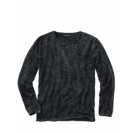 Mey & Edlich Mey & Edlich Herren Rockiger Pullover Schwarz 100 % Baumwolle (bio)