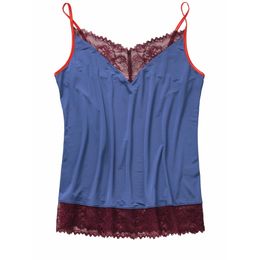 Mey Herren Camisole Poetry Lila 93 % Viskose, 7 % Elasthan
