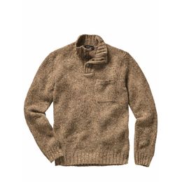 Mey & Edlich Mey & Edlich Herren Kilcarra Tweed Troyer Grau 100 % Wolle