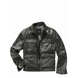 Mey & Edlich Mey & Edlich Herren Vollkommene Lederjacke Gr&uuml;n Obermaterial: Lammleder