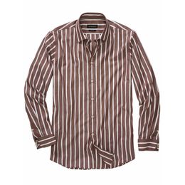 Mey & Edlich Mey & Edlich Herren Potenzial-Hemd Braun 100 % Baumwolle