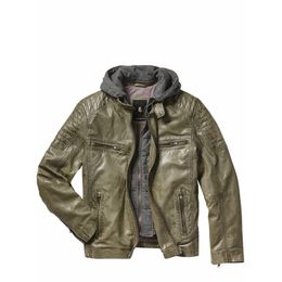 Mey & Edlich Mey & Edlich Herren Lederjacke Figo Gr&uuml;n Lammleder
