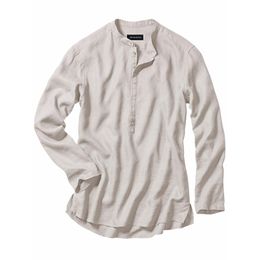 Mey & Edlich Mey & Edlich Herren W&uuml;sten-Shirt Beige 100 % Leinen