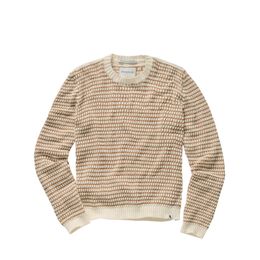 Peregrine Herren Island-Crochet-Jumper Braun 100 % Baumwolle (bio)