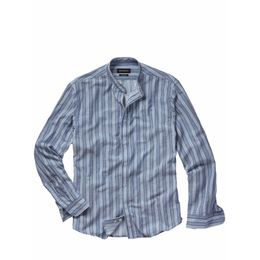 Mey & Edlich Mey & Edlich Herren Atlantikpulsschlag-Hemd Blau 100 % Baumwolle