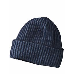 Mey & Edlich Mey & Edlich Herren Haupt-Sache-M&uuml;tze Blau 30 % Merinowolle, 30 % Viskose, 20 % Kaschmir, 20 % Polyamid