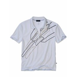 Mey & Edlich Mey & Edlich Herren Neues-Spiel-Poloshirt Wei&szlig; 52 % Baumwolle, 42 % Polyester, 6 % Elasthan