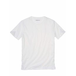 Mey & Edlich Mey & Edlich Herren Glanzleistung-Shirt Wei&szlig; 100 % Baumwolle