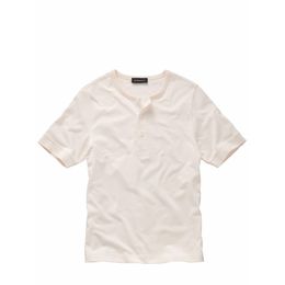 Mey & Edlich Mey & Edlich Herren Gewichtiges Henley Beige 100 % Baumwolle