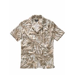 Mey & Edlich Mey & Edlich Herren Wellenreiter-Hemd Beige 85 % Viskose, 15 % Leinen