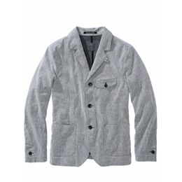 Hannes Roether Herren Sakko par32done Metallic 59 % Leinen, 40 % Baumwolle, 1 % Elasthan