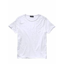 Mey & Edlich Mey & Edlich Herren Open-End-Shirt Wei&szlig; 100 % Baumwolle (bio)