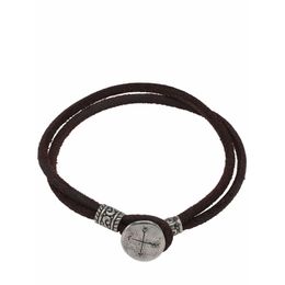 Mey & Edlich Mey & Edlich Herren Arrows Lederarmband Braun Rindleder