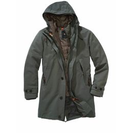 Mey & Edlich Mey & Edlich Herren Ganzjahres-Parka Gr&uuml;n Au&szlig;enjacke Obermaterial: 53 % Polyester, 33 % Baumwolle, 14 % Polyamid