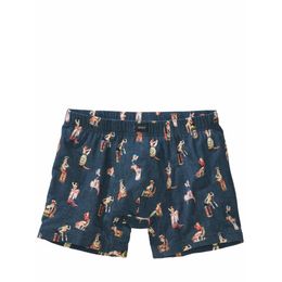 Mey Herren Long Shorty Pretty Cowgirl Blau 94 % Baumwolle, 6 % Elasthan