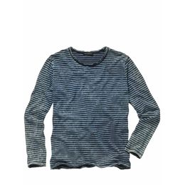 Mey & Edlich Mey & Edlich Herren Nicht-so-laut-Longsleeve Blau 100 % Baumwolle