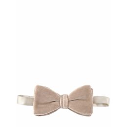 Blick. Blick Herren Samt-Fliege Beige 100 % Baumwolle