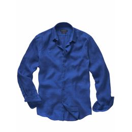 Mey & Edlich Mey & Edlich Herren Prestige-Leinenhemd Blau 100 % Leinen