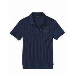 Mey & Edlich Mey & Edlich Herren Gr&uuml;nderzeit-Polo Blau 100 % Baumwolle